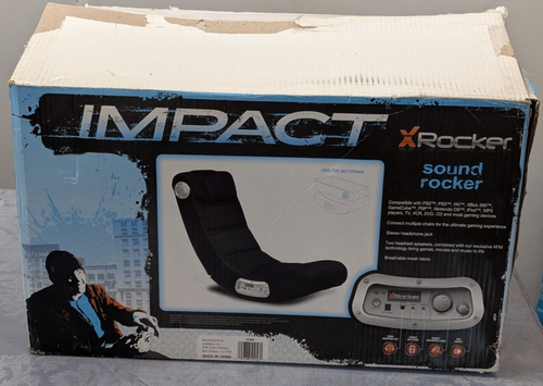 IMPACT X ROCKER Gaming Chair SOUND ROCKER- Essentially New in the Box ...