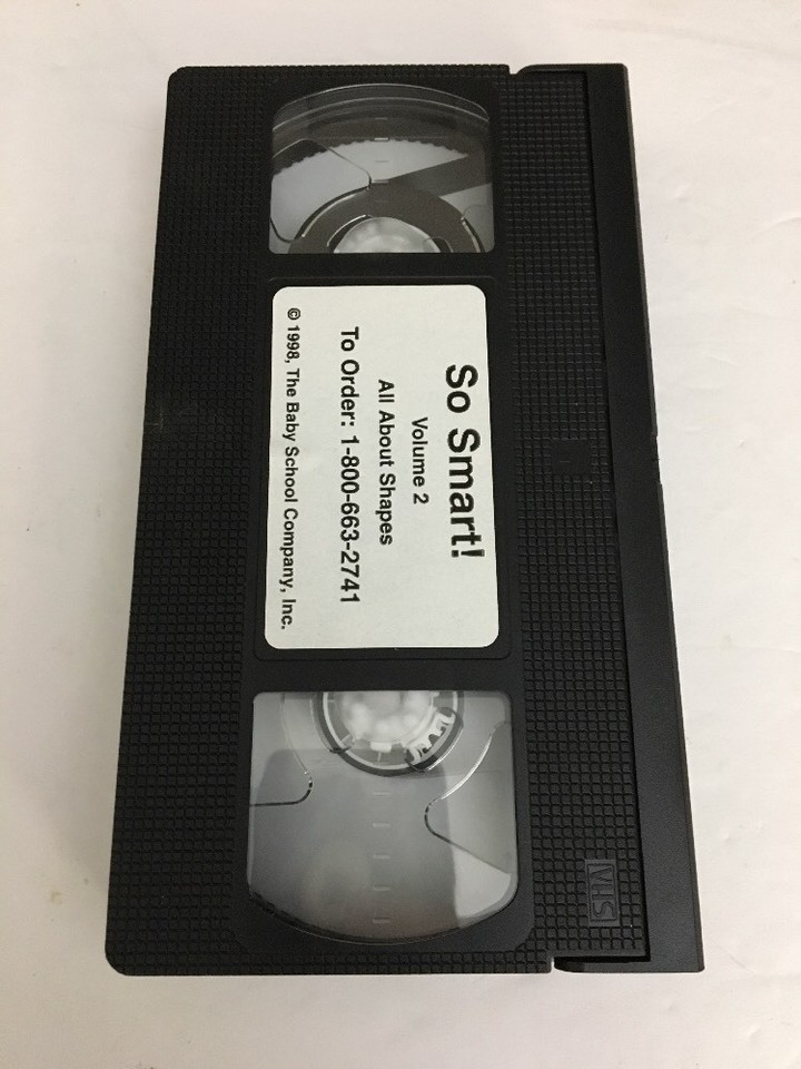 So Smart!-Shapes(VHS,1999)Volume 2-TESTED-RARE VINTAGE COLLECTIBLE ...