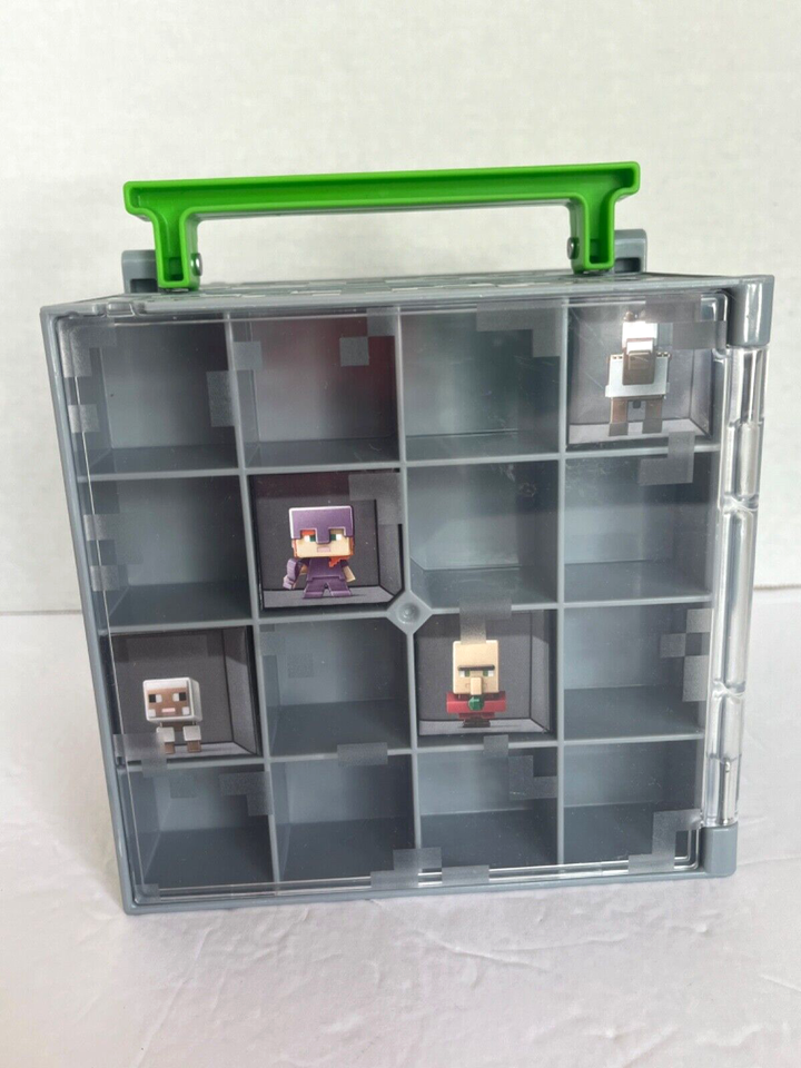 Mattel Minecraft Mini Figure Collector Case Storage Cube | eBay