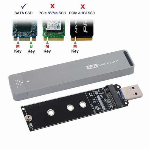 NFHK NGFF B/M-key to USB Adapter M.2 SSD to USB 3.1 Card with HDD ...