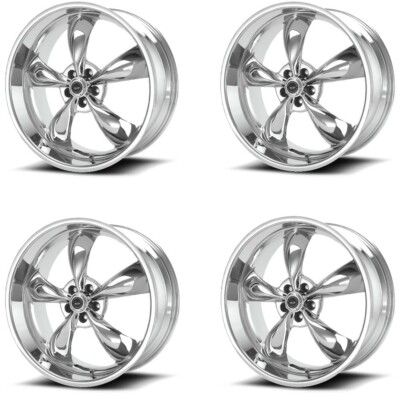 Set 4 American Racing AR605 Torq Thrust M 17x9 5x4.75 Chrome Wheels 17 ...