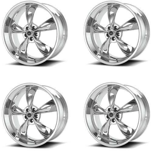 Set 4 American Racing AR605 Torq Thrust M 17x9 5x4.75 Chrome Wheels 17 ...