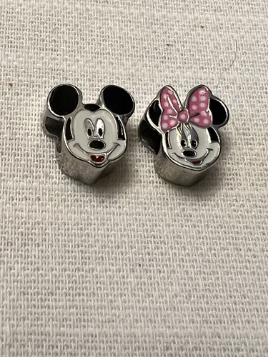 Pandora Charms Mickey Mouse And Minnie Stainless - Gem
