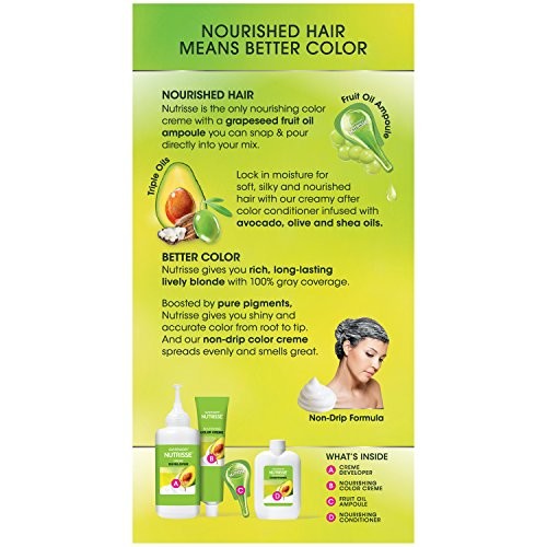 Garnier Nutrisse 92 Light Buttery Blonde Permanent Hair Color ...