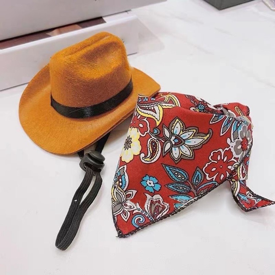 Pet Dog Cowboy-Hat Cosplay Puppy Pet Dog Holiday Costume Pet Party3718 ...