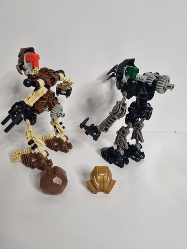 Lego Bionicle Toa Mata Complete Set of 6 With Canister + Bonus Kanohi ...