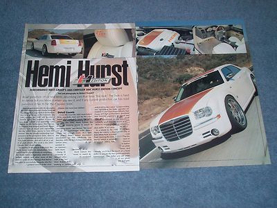 2005 Cherysler 300C HEMI Hurst Edition Concept Info Article | eBay