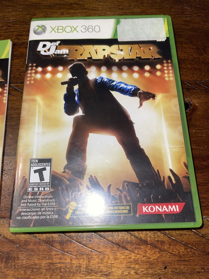 Def Jam Rapstar Microsoft Xbox 360 2Pac 50 Cent T.I. Drake Ludacris ...