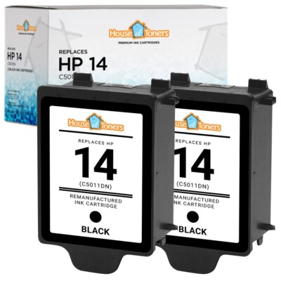 Replacement Ink for HP 14 to use with Color Copier 610 (Color, 2-Pack ...
