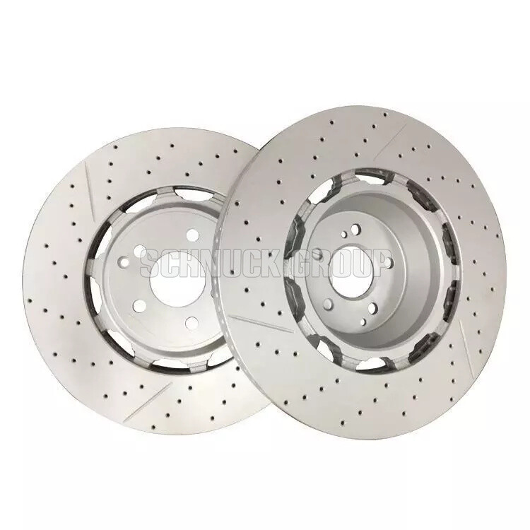 4Pcs Front & Rear Brake Rotors Fit Mercedes Benz W222 S63 AMG S65 AMG ...