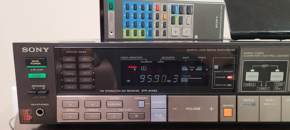 Sony STR-AV460 Stereo Receiver Digital FM-AM. Fully Tested, Works Great ...