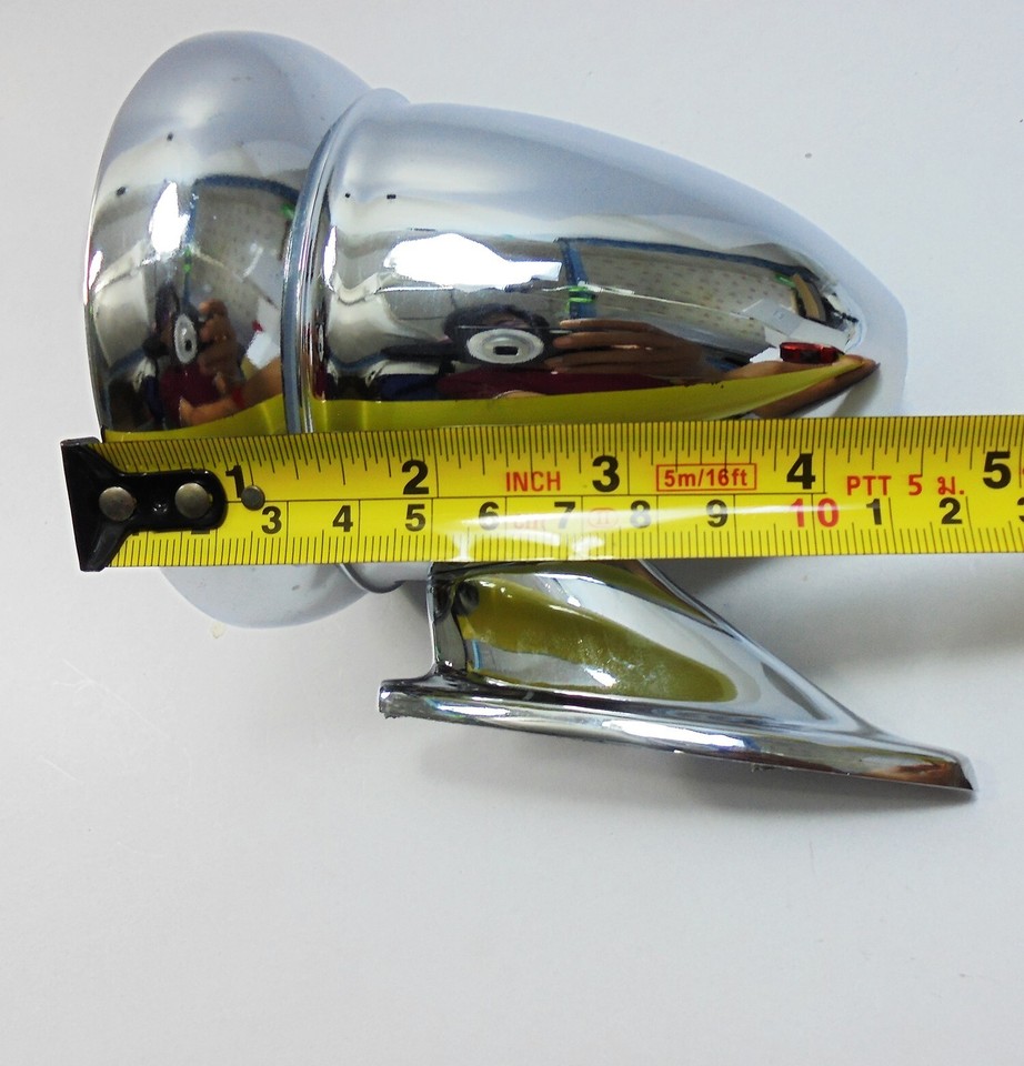 For Ford Thunderbird Square Bird 1954-60 Custom Chrome Bullet Door Side ...