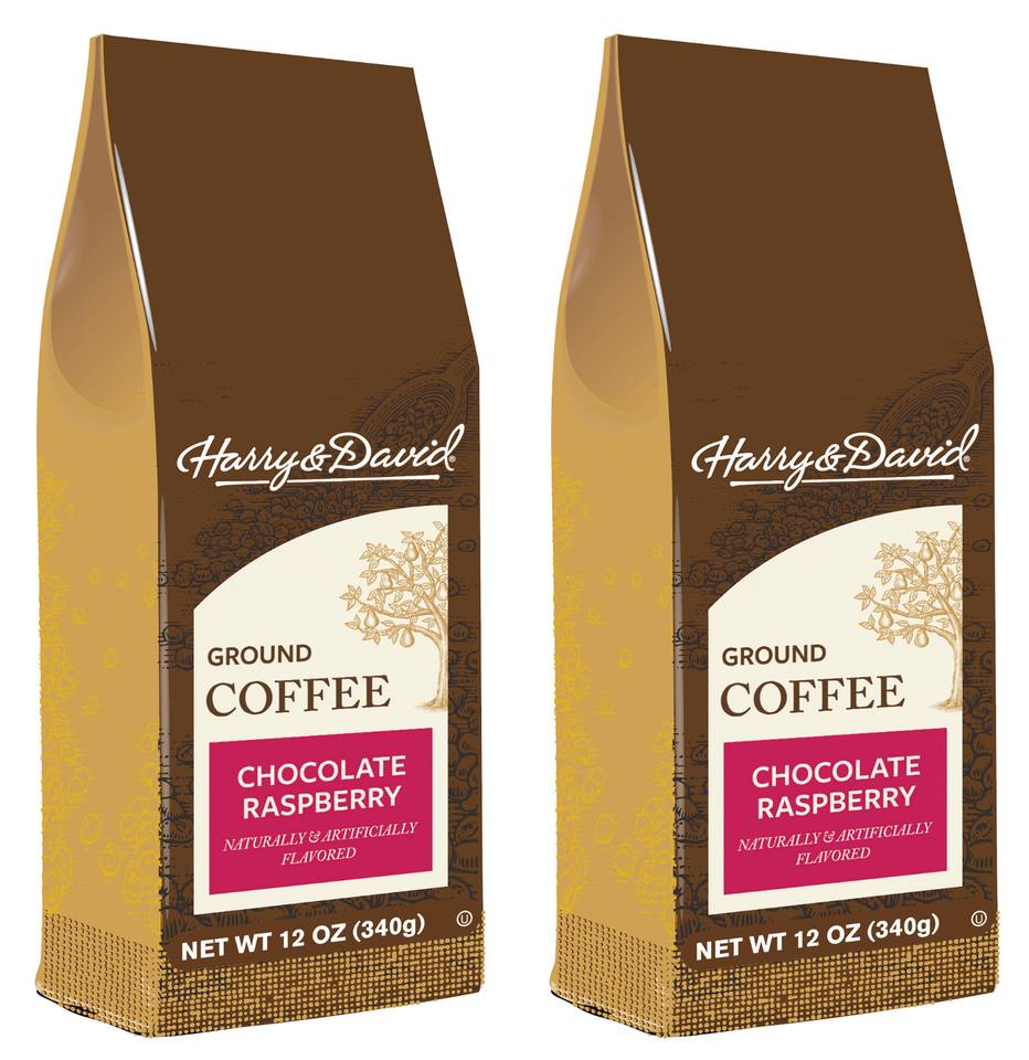 Harry & David, Chocolate Raspberry Ground Coffee, 6/12 oz bags | eBay