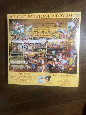 Jigsaw Puzzle An Old Fashioned Toy Shop 1000 Pieces 27" x 35" New ...