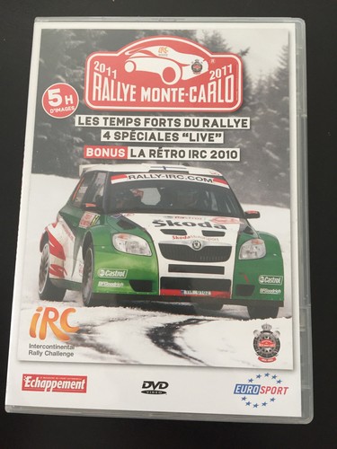 DVD RALLYE MONTE CARLO 2011 MIKKO HIRVONEN FORD SOLBERG FIA WRC RALLY ...