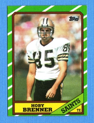 1986 Topps #342 Hoby Brenner EXMT+ New Orleans Saints | eBay