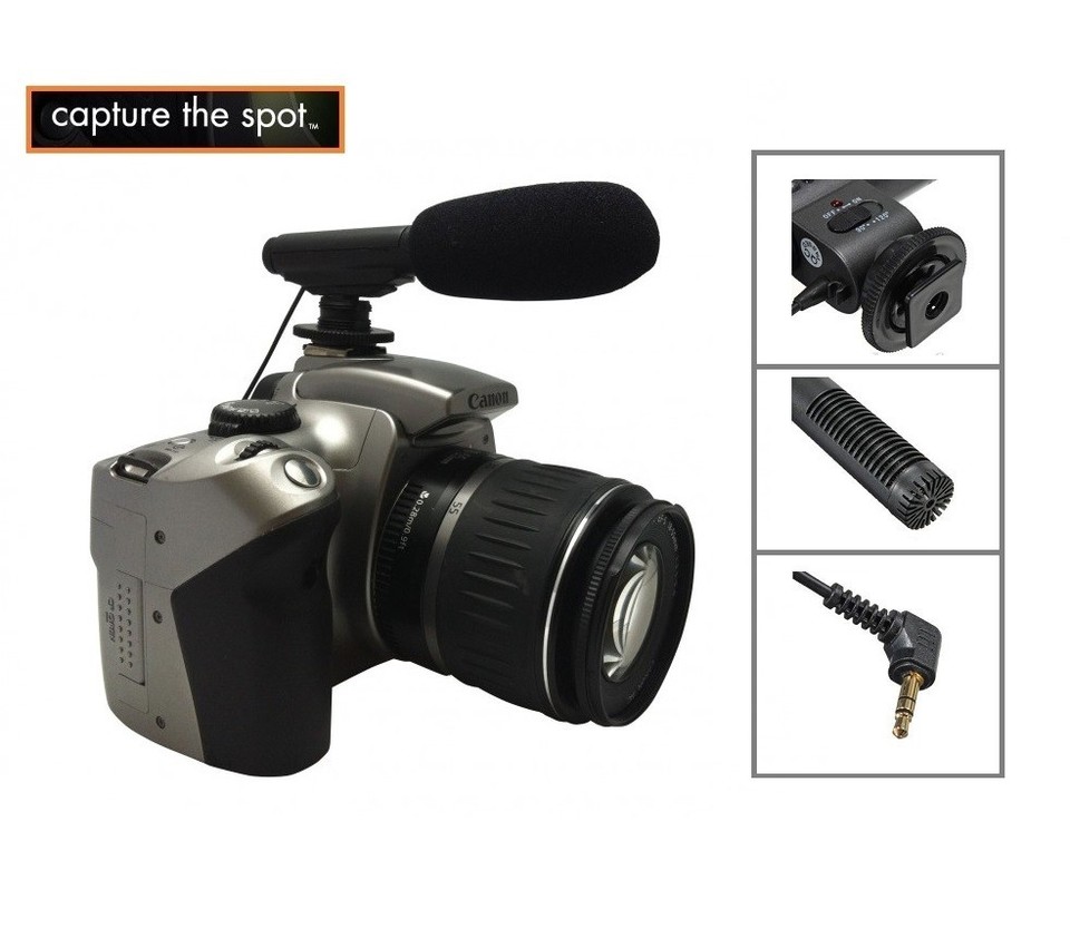 Mini Pro Condenser Microphone For Nikon Coolpix P7000 P7700 P7800 | eBay