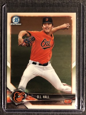 2018 BOWMAN BASEBALL D.L. HALL ORIOLES | eBay