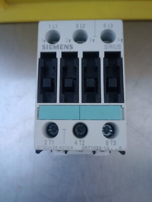Siemens 3RT1023-1A Motor Starter Contactor 35Amp @ 600V 110/120VAC Coil ...