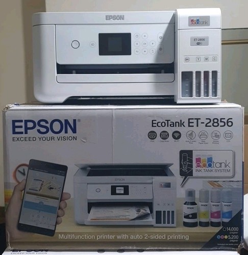 Epson EcoTank ET-2856 Colour Inkjet Standard Printer High Ink Levels ...