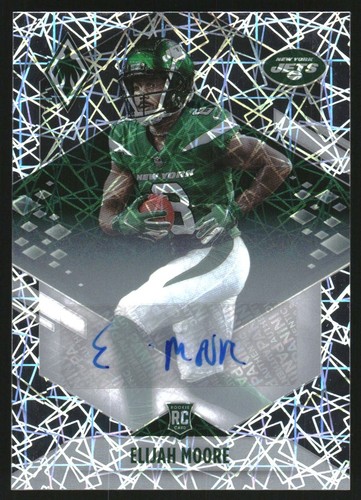2021 Panini Phoenix - Rookie Elijah Moore #114 Lazer Autographs /75 (AU ...
