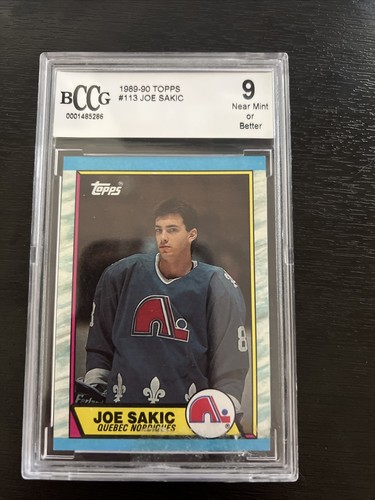 1989-90 Topps Joe Sakic ROOKIE Quebec Nordiques #113 | eBay