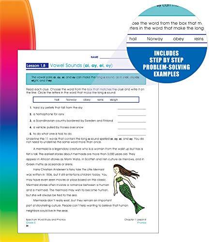 Spectrum Grade 5 Word Study and Phonics Workbooks, Ages 10 to 11, 5th ...