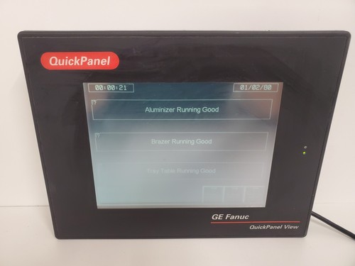 GUARANTEED! GE FANUC QUICKPANEL VIEW OPERATOR INTERFACE IC754VSI10MTD ...