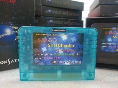 Elite Version SAROO HDLoader Fast Reading Games Cartridge Blue with 64G ...