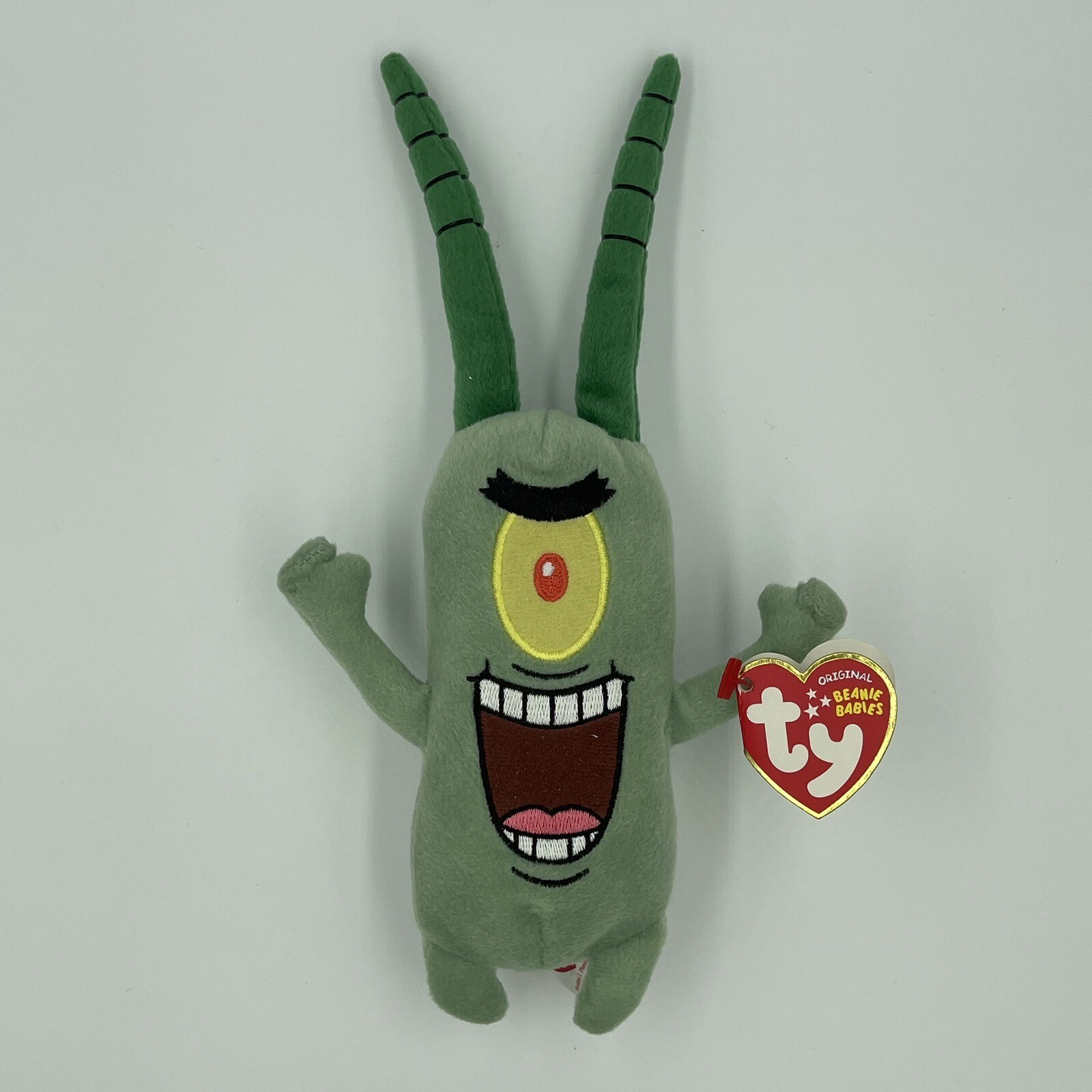 2012 Ty Beanie Baby Sheldon J. Plankton Spongebob Squarepants for sale ...