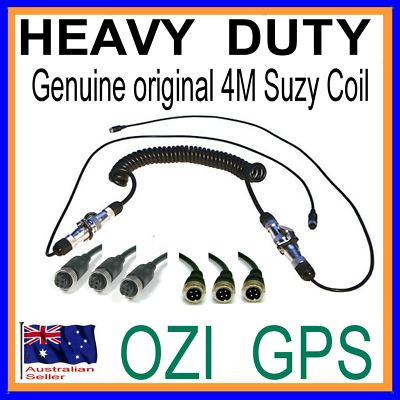 4 PIN SUZY COIL WOZA TRIPLE CAMERA CABLE GENUINE 4M AVIATION GRADE ...