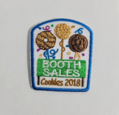 Girl Scouts Fun Patch Booth Sales Cookies 2018 Patch | eBay