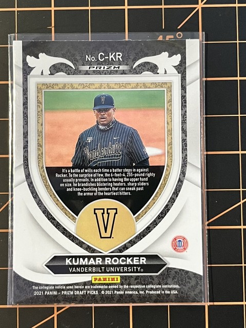 2021 Panini Prizm Draft Picks - Crusade Silver Prizm #C-KR Kumar Rocker ...