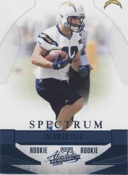 2008 Playoff Absolute Memorabilia - Spectrum Blue #185 Jacob Hester ...