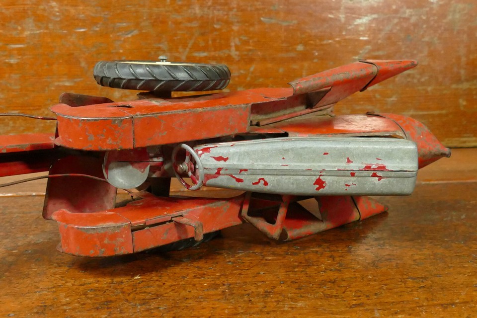 Vintage 1/16 Tru-Scale Mounted 2 Row Corn Picker And Tractor Farm Toy ...