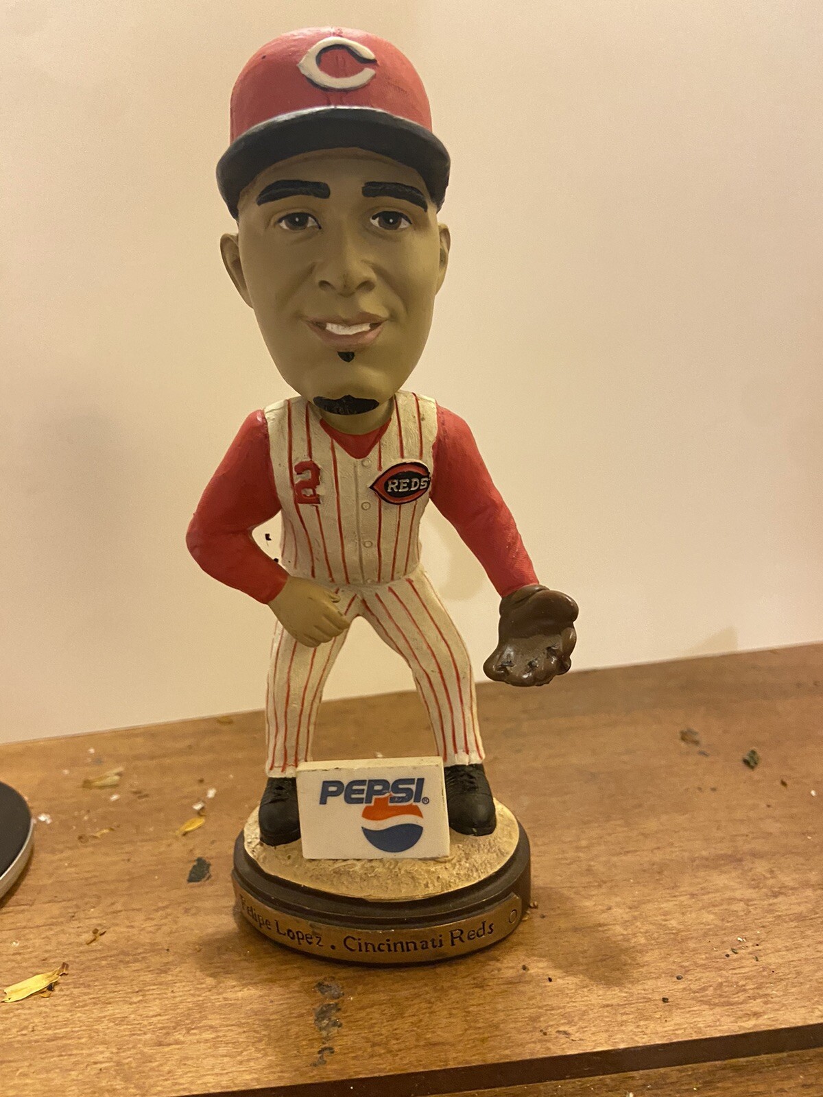 Felipe Lopez Cincinnati Reds Baseball 2006 SGA Bobblehead MLB Doll 2005 ...