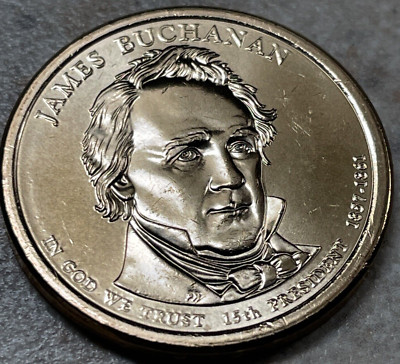 2010-D - James Buchanan Presidential Golden Dollar Coin - MINT ...
