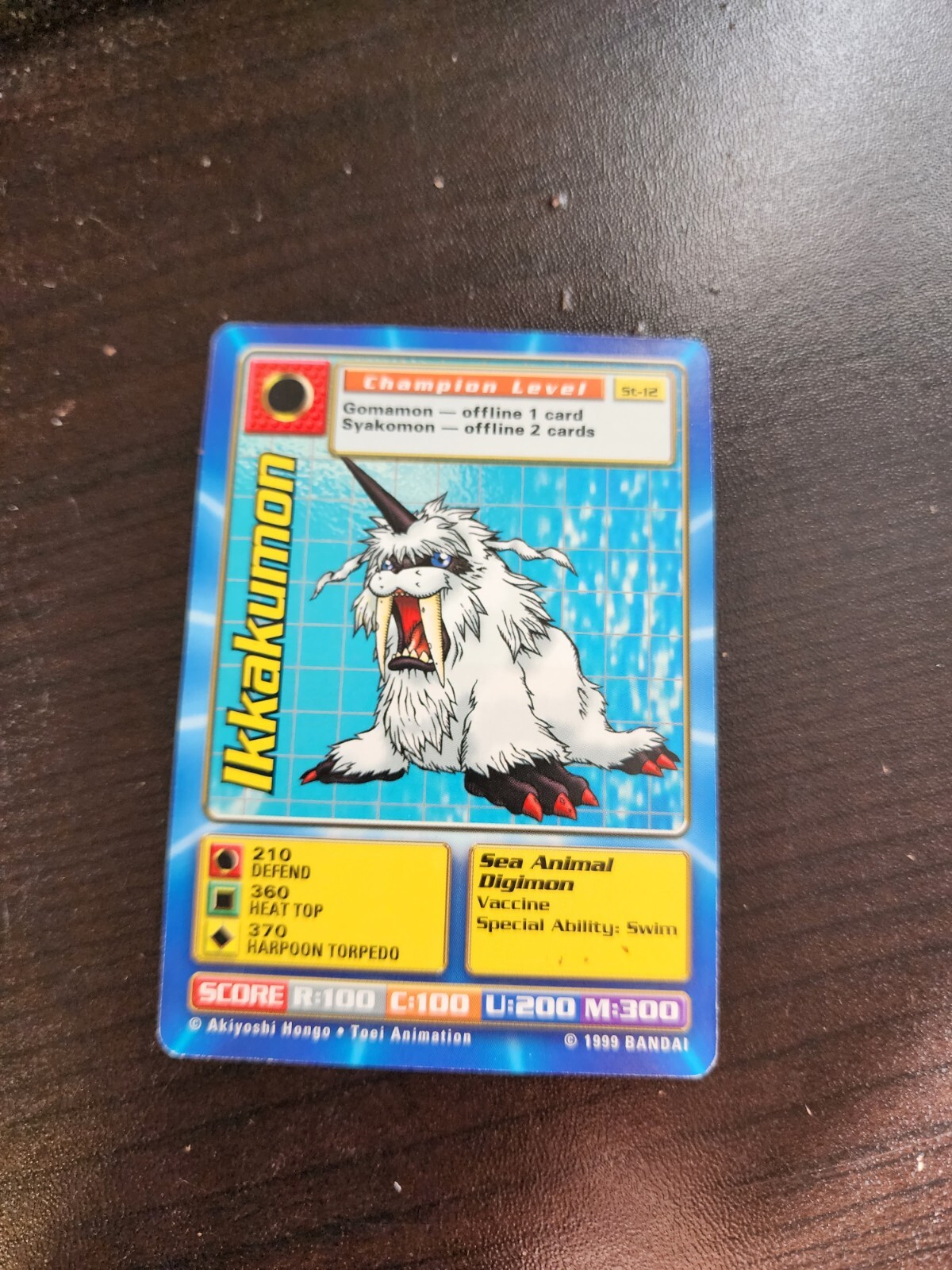 Digimon 1999 -Ikkakumon - ST-12 1st/Unl Edition NM/LP | eBay