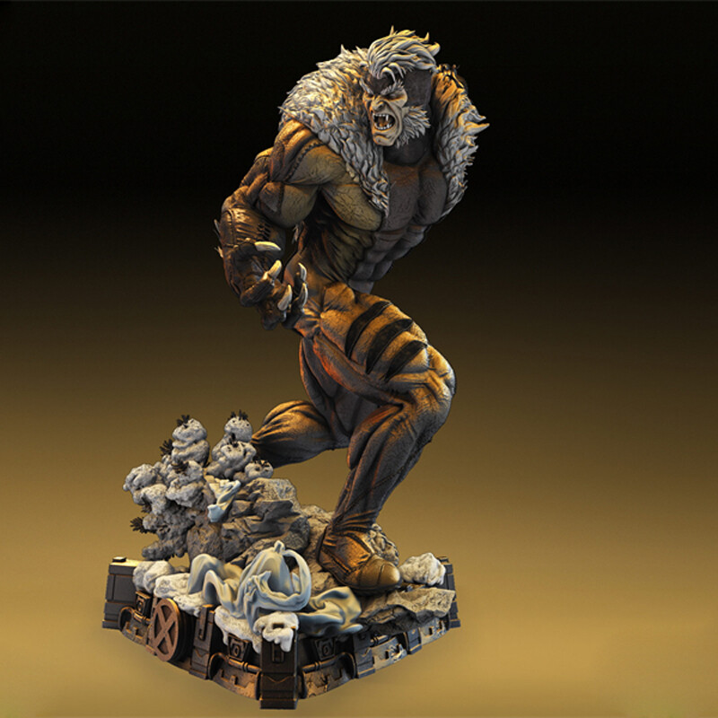 SABRETOOTH 1/8 1/6 3D print Figure Model Kit Unpainted Unassembled ...