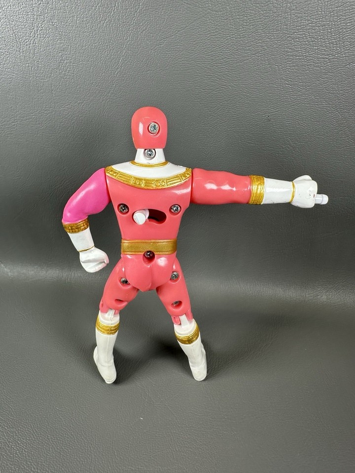 Vintage 1996 Bandai Mighty Morphin Power Rangers Zeo Pink Ranger ...