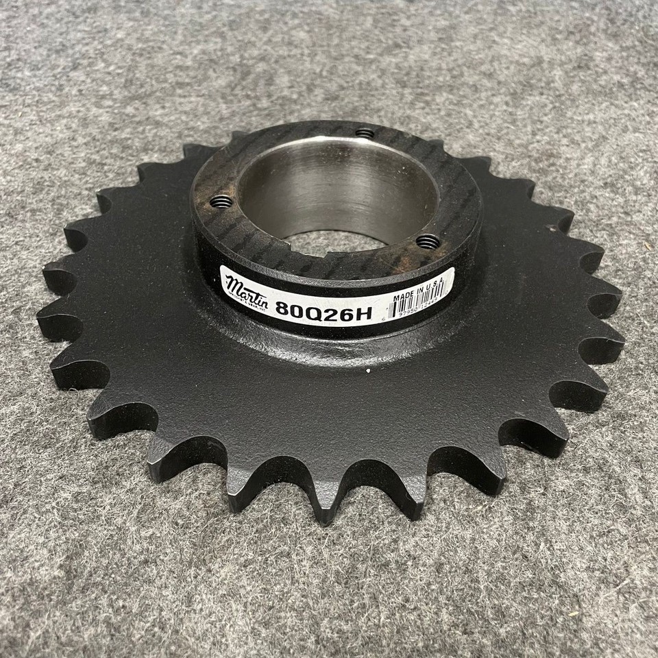 MARTIN Bushing Bore Roller Chain Sprocket Split Taper 26 Teeth Q1 ...