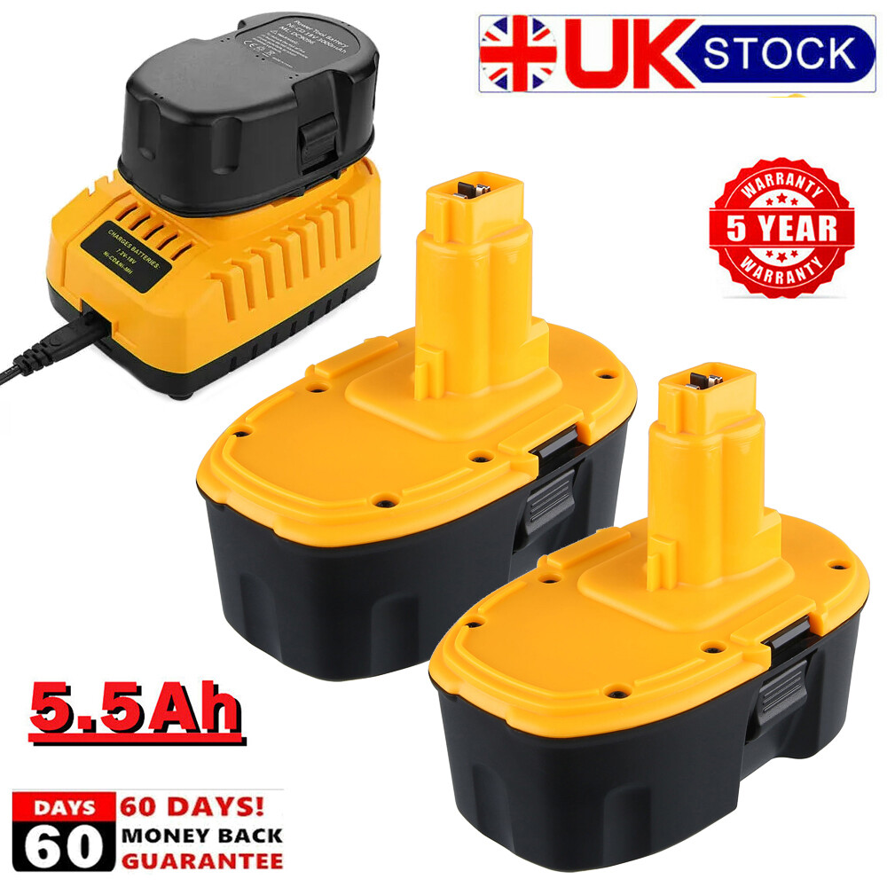 18V 5.5Ah DC9096 Ni-MH Battery for Dewalt XRP DC9098 DE9096 DE9095 ...