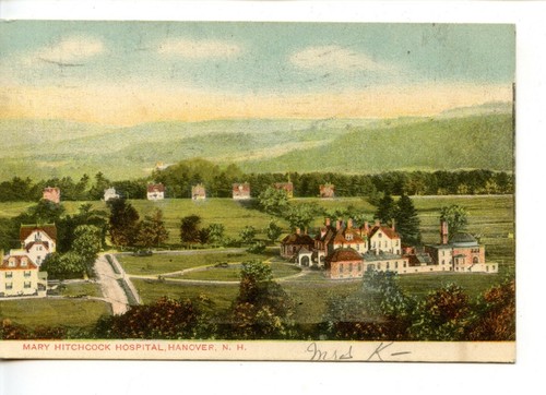 Aerial View-Mary Hitchcock Hospital-Hanover-New Hampshire-Vintage 1909 ...