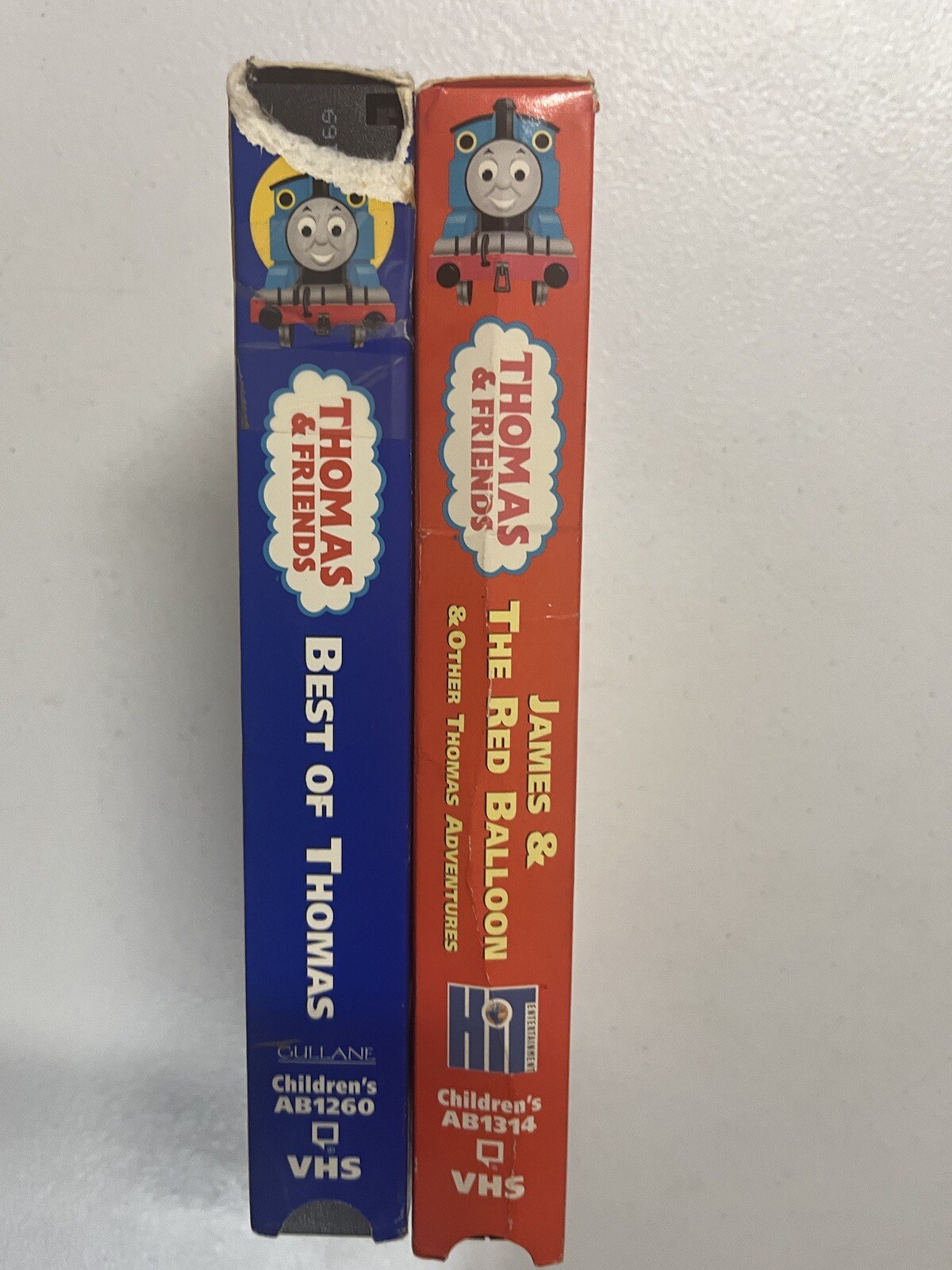 2 Lot VHS Thomas and Friends James And The Red Balloon BEST OF THOMAS ...