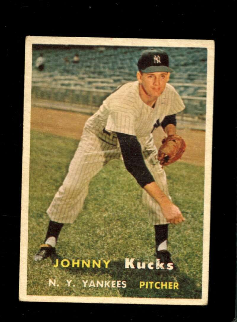 1957 TOPPS #185 JOHNNY KUCKS VG+ YANKEES NICELY CENTERED *NY7622 | eBay