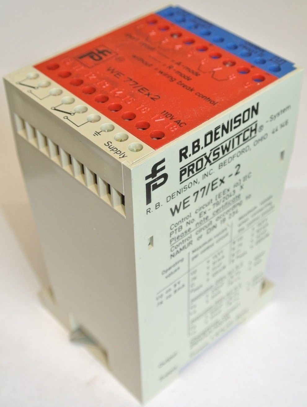 PEPPERL + FUCHS WE77/EX-2 ISOLATED SWITCH AMPLIFIER / PROX SENSOR - NEW ...