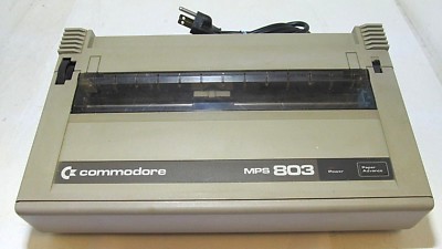 Commodore MPS-803 Dot Matrix Printer w/ Manual | eBay UK