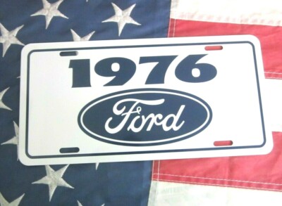 1976 Ford license plate tag 76 Gran Torino Granada Elite LTD ...