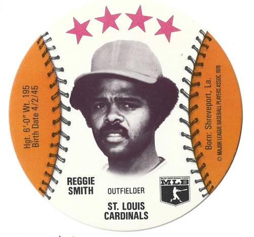 REGGIE SMITH 1976 CAROUSEL DISC CARD | eBay