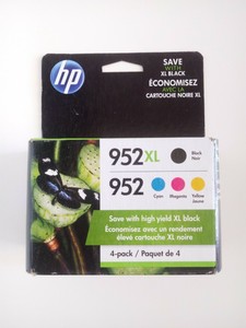 HP 952XL Black & 952 Color Ink Combo Pack of 4 Exp: Oct 2022 Genuine ...